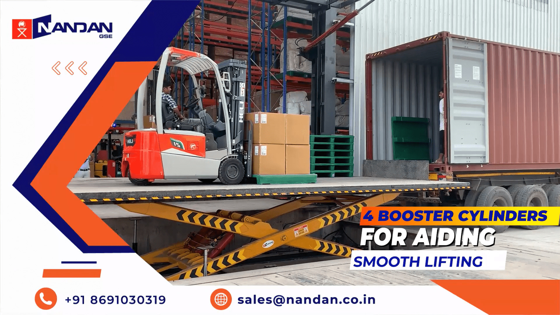 Customised Scissor Lift for Textile Industry - Nandan GSE