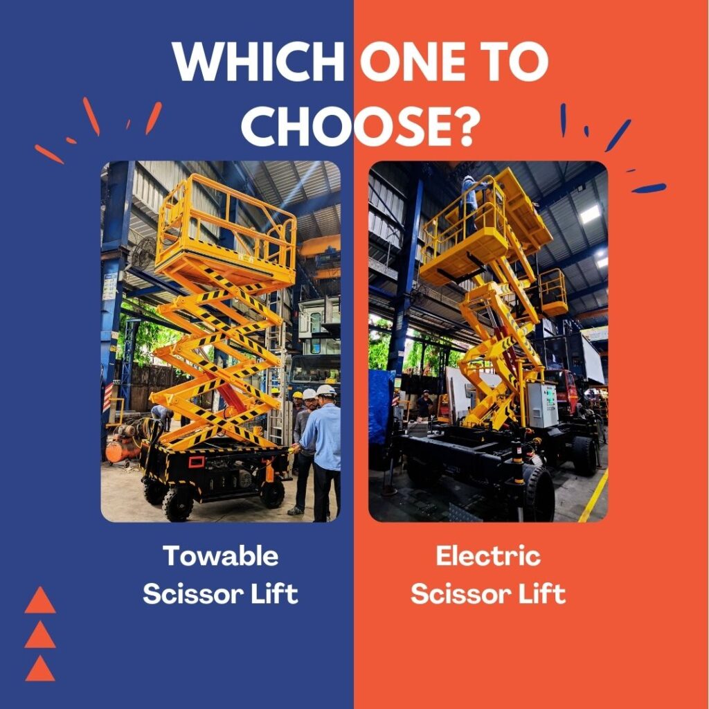 Electric Scissor Lift Vs Towable Scissor Lift | Comparison