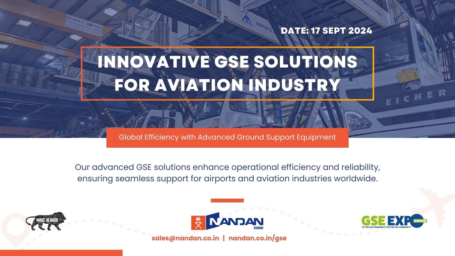 Aviation GSE Presentation - 2024 | Nandan GSE